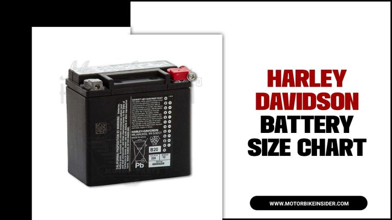 Harley Davidson Battery Size Chart: Follow This Guideline