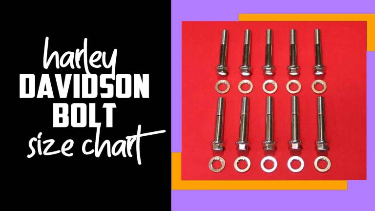 Harley Davidson Bolt Size Chart - The Complete Guide